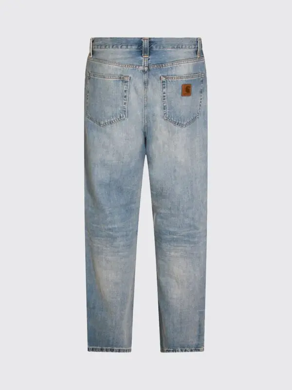 Carhartt Work In Progress Aaron Tapered Fit Cotton Denim Jeans - Blue