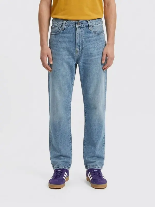 Carhartt Work In Progress Aaron Tapered Fit Cotton Denim Jeans - Blue