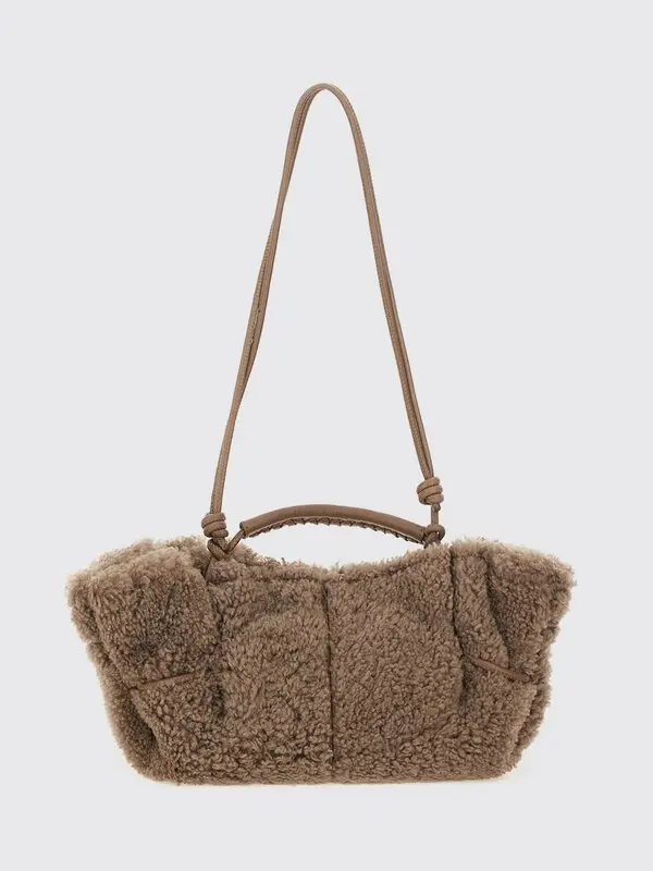 Hereu Shearling Mini Bag - Grey