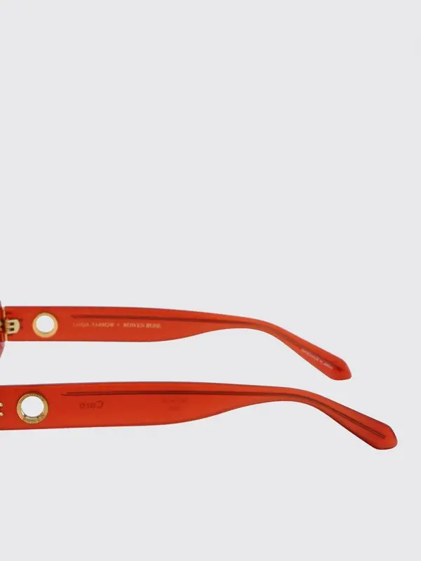 Linda Farrow Oval Sunglasses