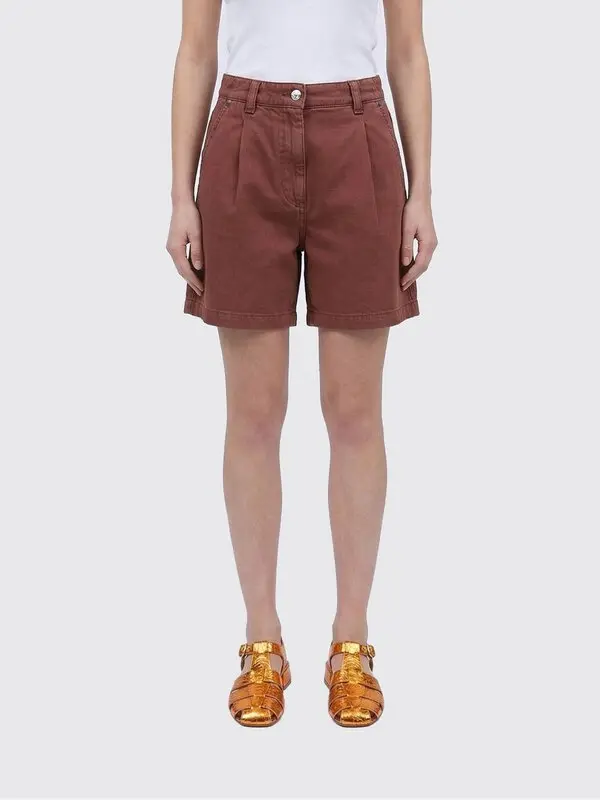 Brunello Cucinelli Cotton And Linen Blend Shorts