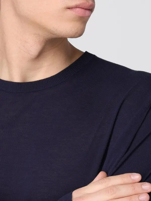 BALLANTYNE Jumper Colour - Navy