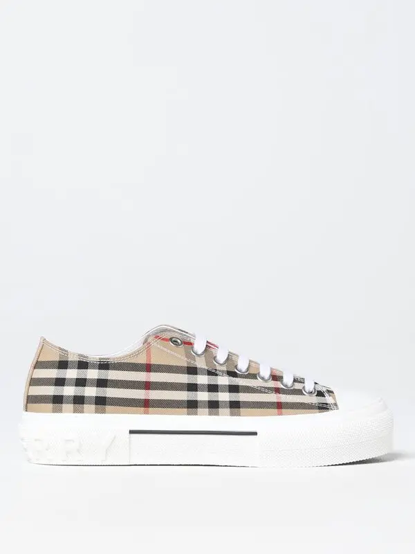 Burberry Checked Lace-up Trainers