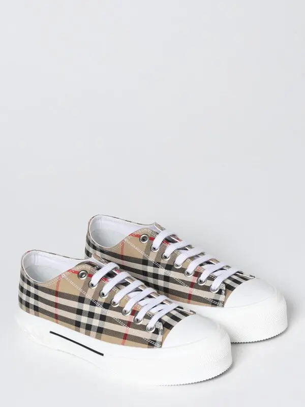 Burberry Checked Lace-up Trainers