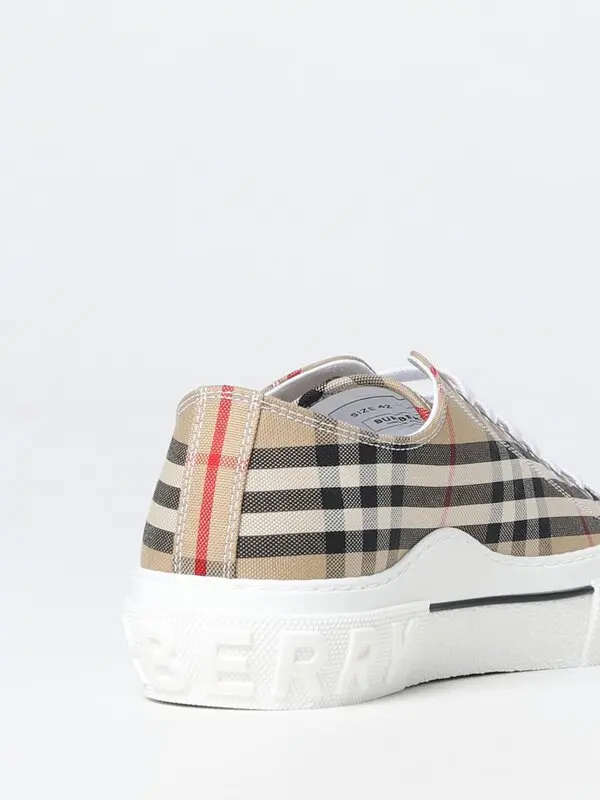 Burberry Checked Lace-up Trainers