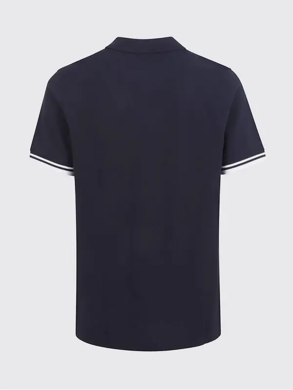 FAY Basic Cotton Polo Shirt - Blue