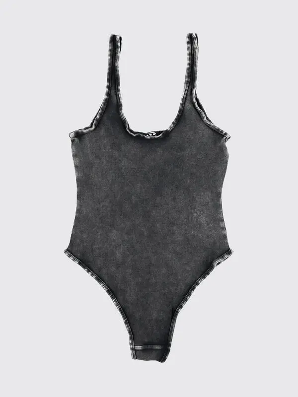 DIESEL® Maura Ribbed One-piece Swimsuit - Brown