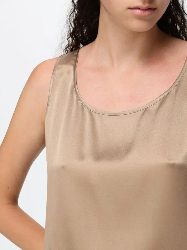 Max Mara Satin Top - Beige