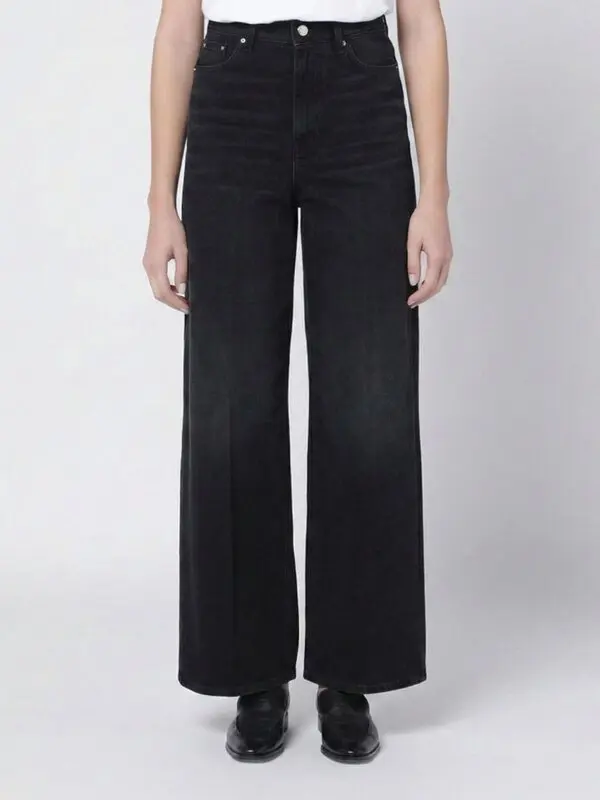 TOTEME Cotton Denim Wide-leg Jeans