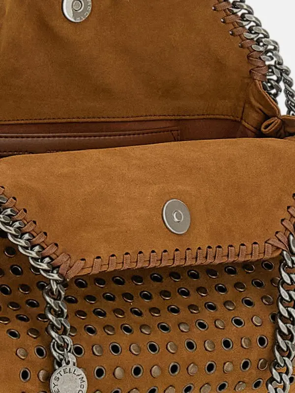 Stella McCartney Falabella Small Alter Mat Handbag With Chain Trims
