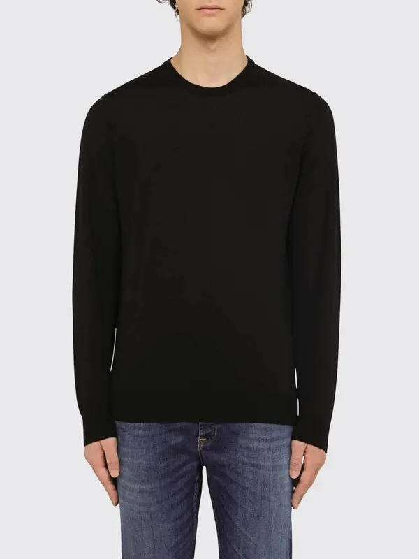 DRUMOHR Long-sleeved Crewneck Sweater - Black