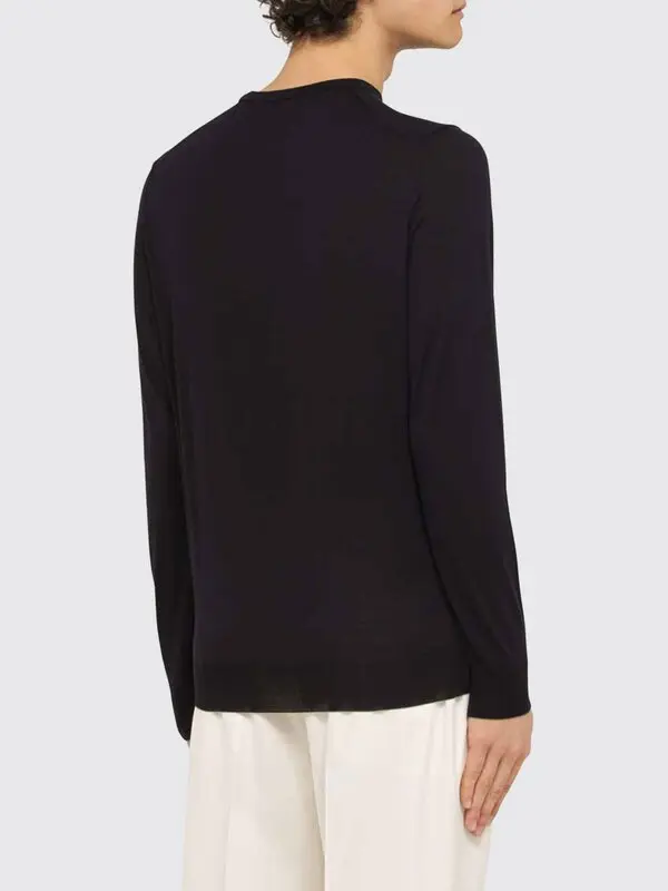 DRUMOHR Long-sleeved Crewneck Sweater - Blue