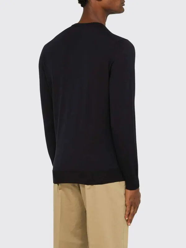 DRUMOHR Long-sleeved Crewneck Sweater - Blue