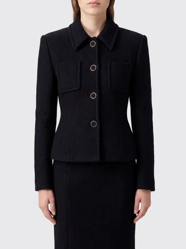 Chloé Slim Fit Short Wool Coat