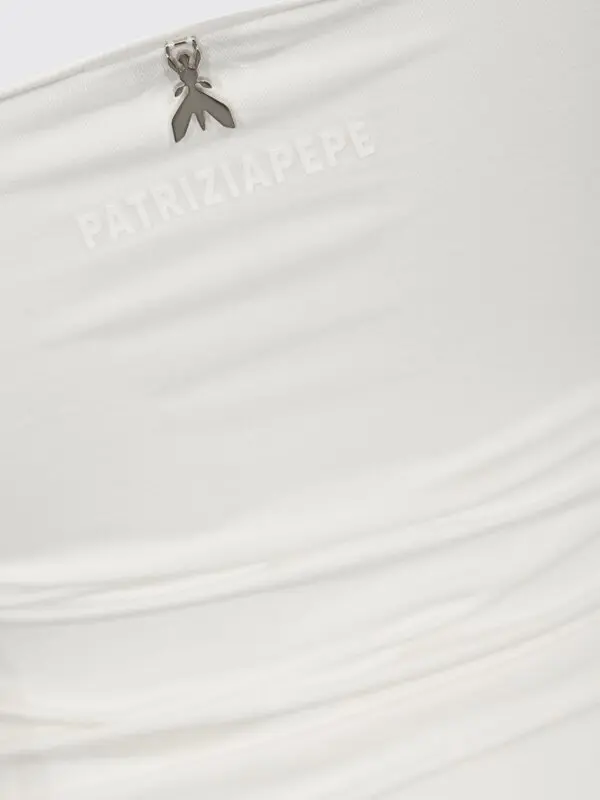 Patrizia Pepe Viscose V-neck Top With Thin Straps