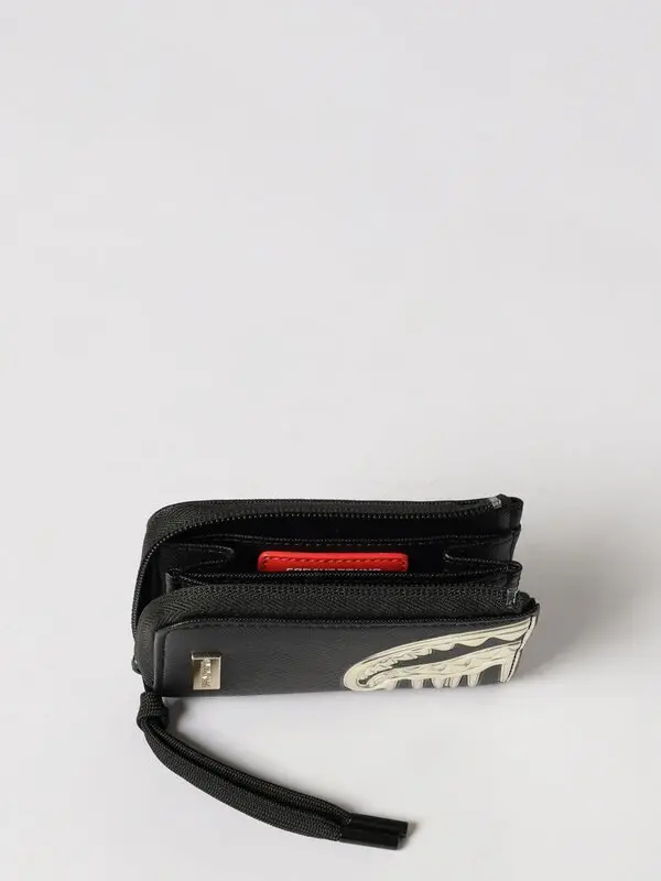 SPRAYGROUND Gold And Dangerous Saffiano Faux Leather Wallet