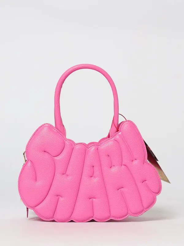SPRAYGROUND Metallic Drip Shark Bubble Letters Bag