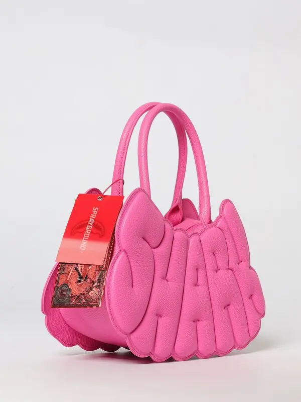 SPRAYGROUND Metallic Drip Shark Bubble Letters Bag