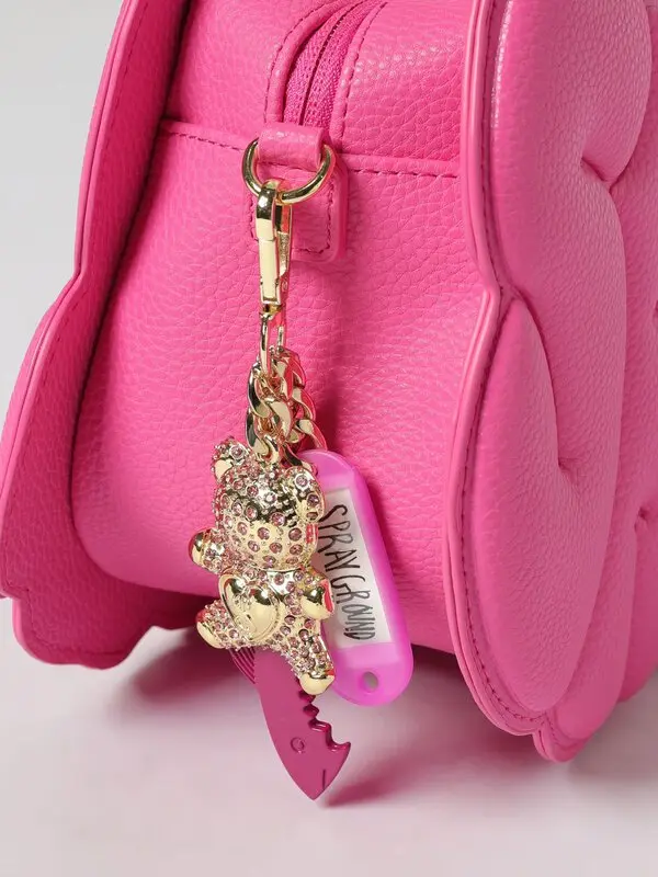 SPRAYGROUND Metallic Drip Shark Bubble Letters Bag