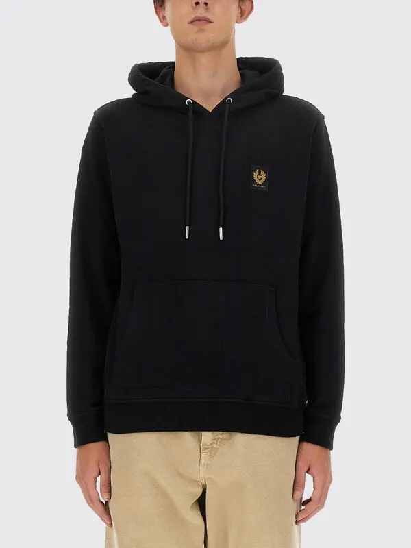 Belstaff Cotton Hoodie - Black