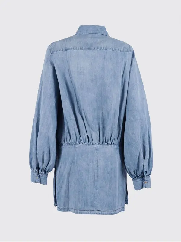 7 For All Mankind Denim Utility Shirt Dress