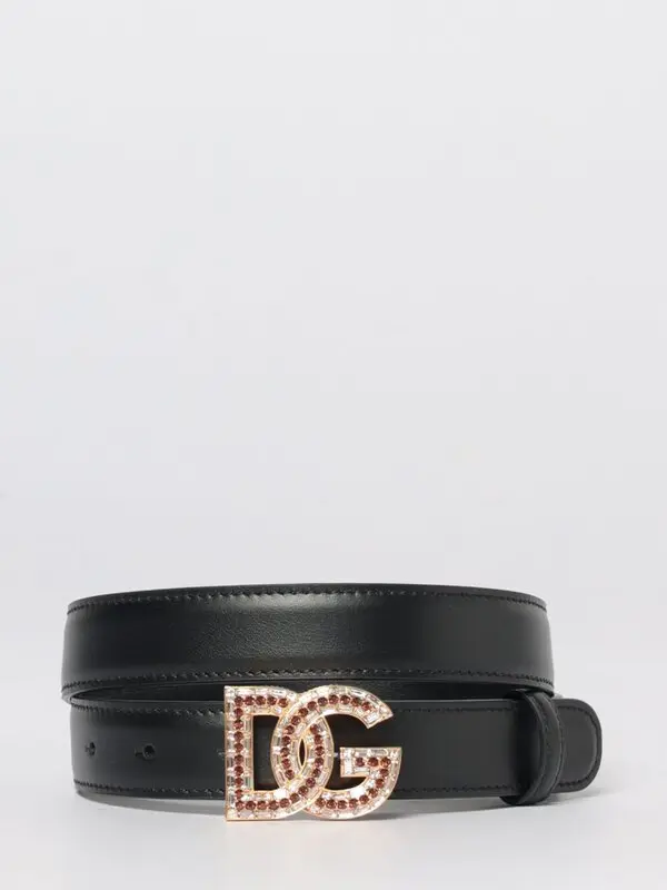 Dolce & Gabbana Embellished Logo Belt