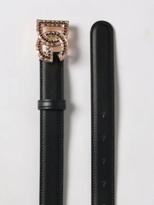 Dolce & Gabbana Embellished Logo Belt