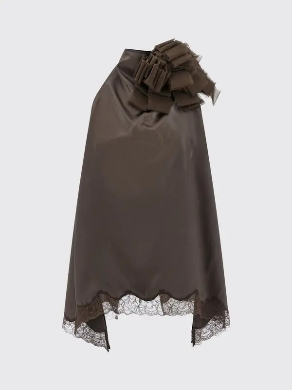 Magda Butrym Silk Top With Bow