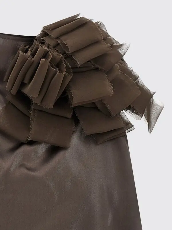 Magda Butrym Silk Top With Bow