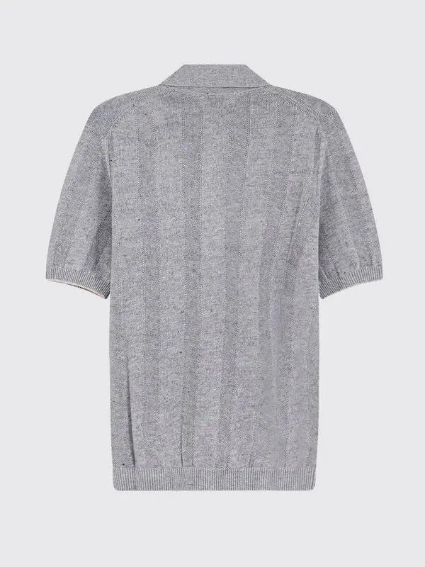Brunello Cucinelli Knit Shirt - Mouse Grey