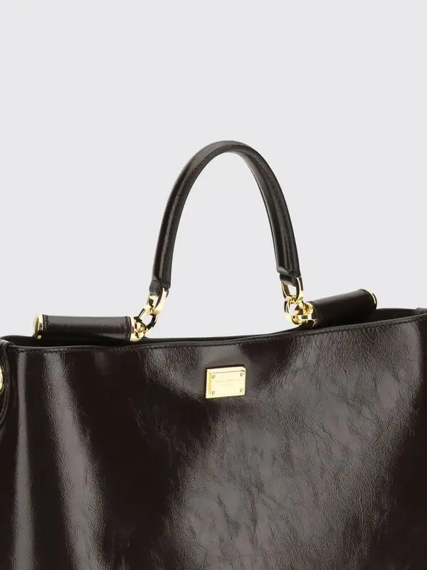 Dolce & Gabbana Top Handle Bag With Shoulder Strap - Brown
