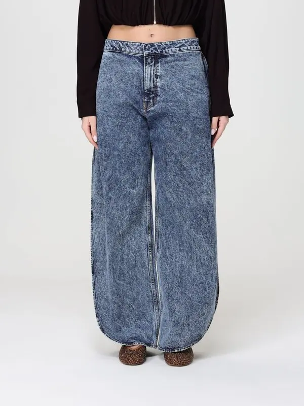 Alaïa Wide-leg Denim Jeans