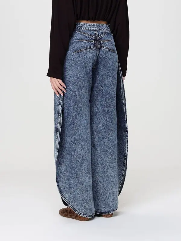 Alaïa Wide-leg Denim Jeans