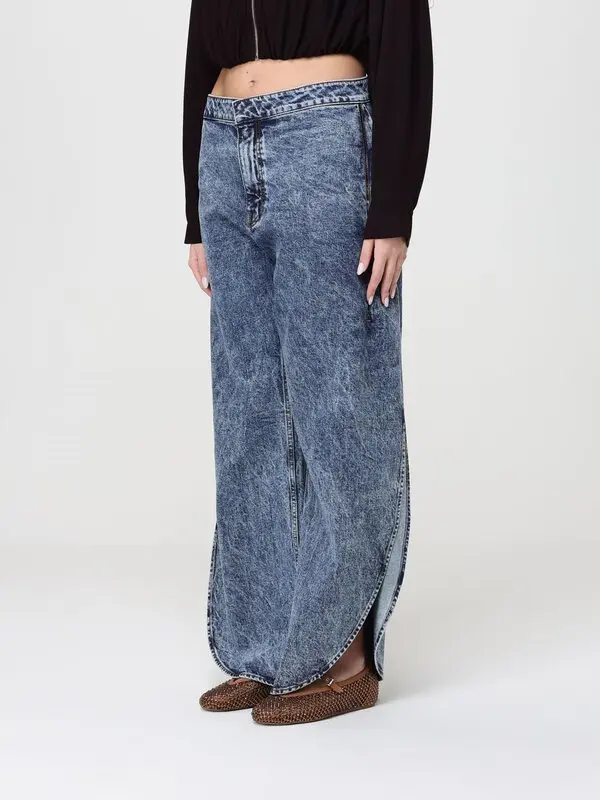 Alaïa Wide-leg Denim Jeans