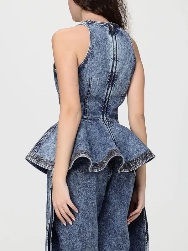 Alaïa Cotton Denim Top