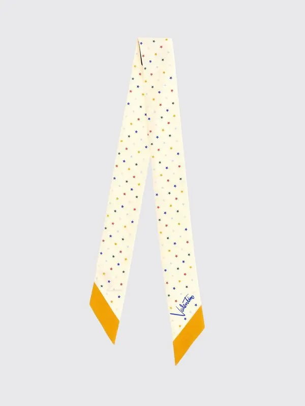 Valentino Garavani Star Print Silk Twill Bandeau - Multicolor
