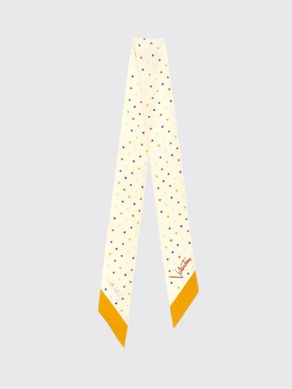 Valentino Garavani Star Print Silk Twill Bandeau