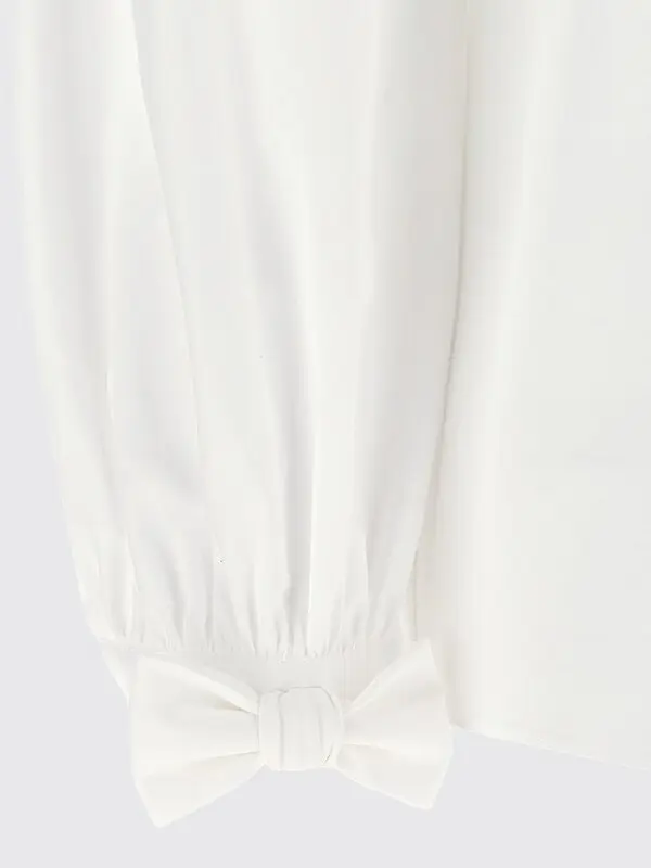 Valentino Garavani Cotton Shirt With Bow Detail