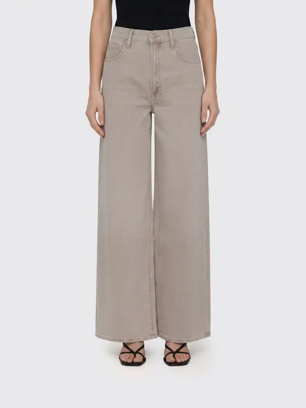MOTHER Wide-leg Stretch Denim Jeans - Brown