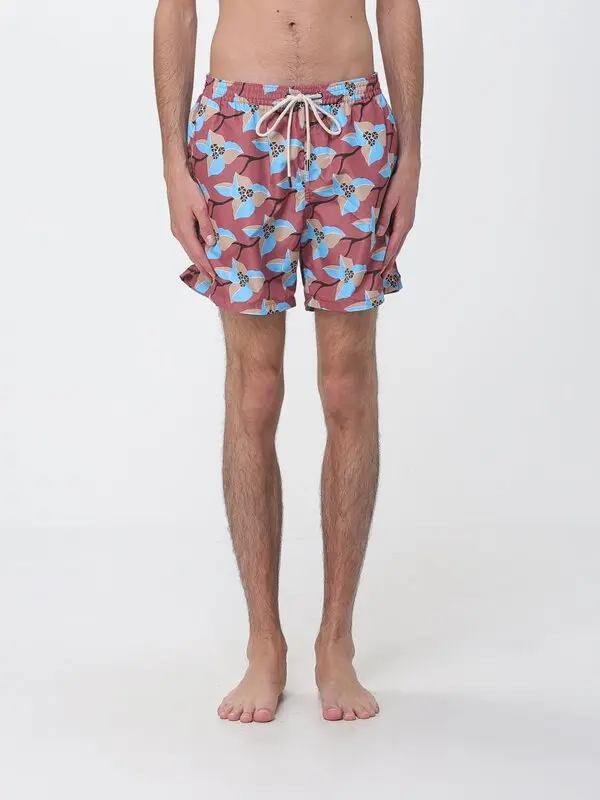 NOM Swimsuit With Leaf Print - Earth