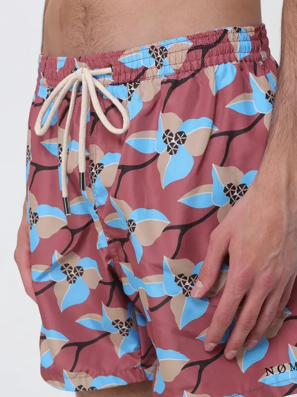 NOM Swimsuit With Leaf Print - Earth
