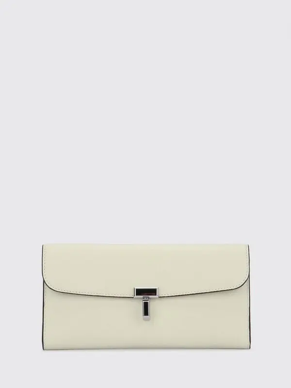 TOTEME T-lock Grained Leather Wallet