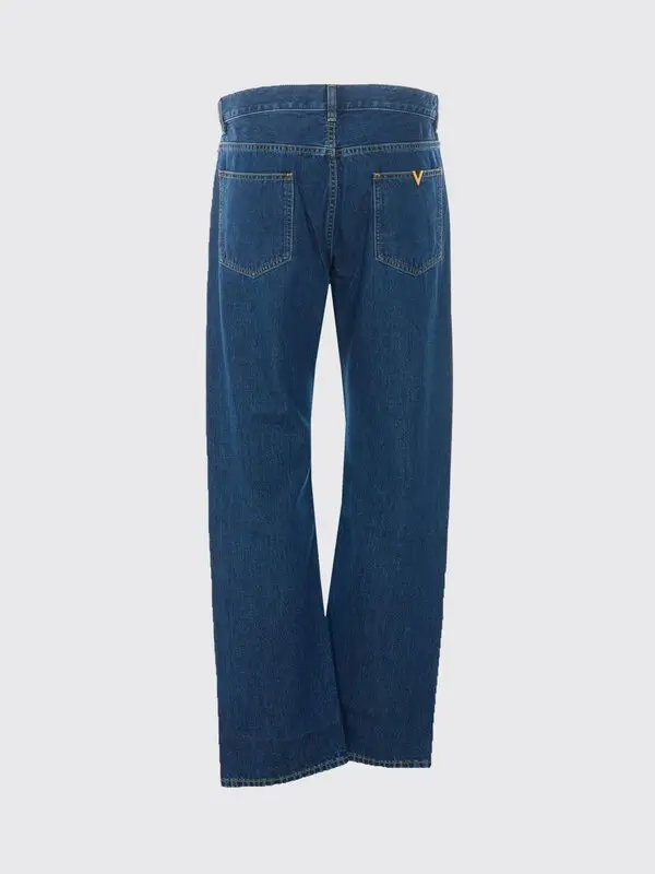 Valentino Garavani Straight Fit Cotton Denim Jeans