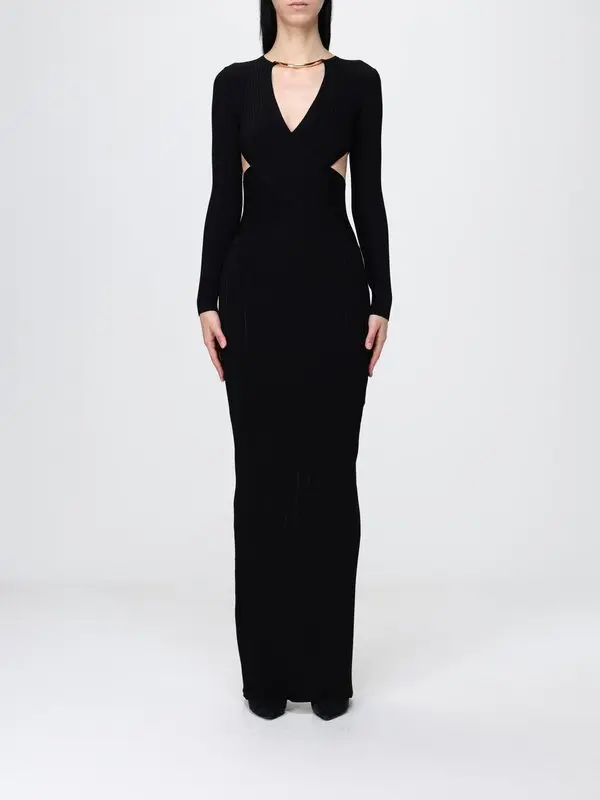 Elisabetta Franchi Viscose Dress - Black