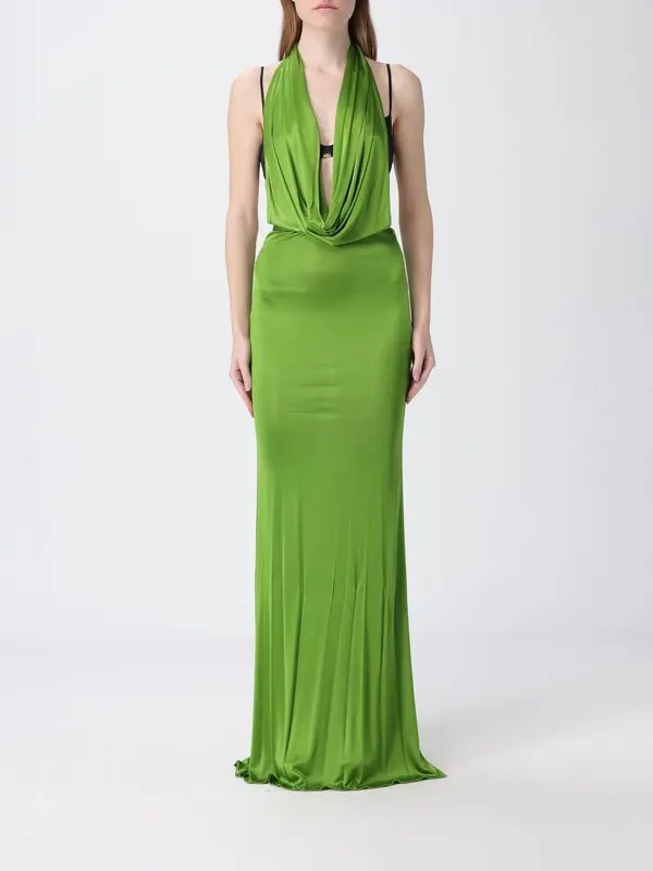 Elisabetta Franchi Long Jersey Dress