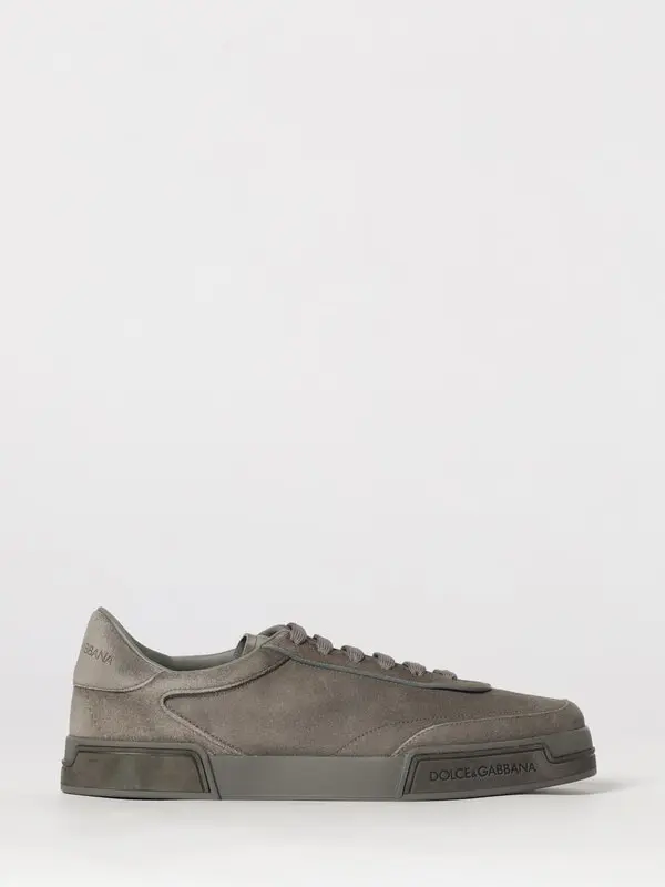 Dolce & Gabbana Portofino Light Suede Sneakers - Grey
