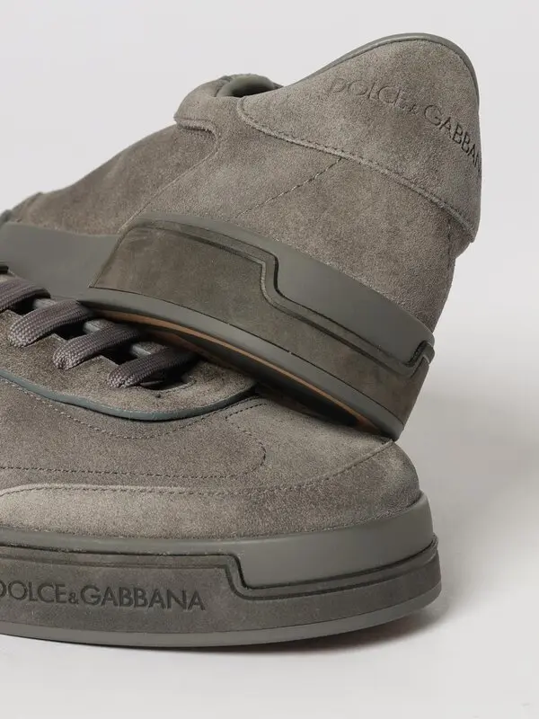 Dolce & Gabbana Portofino Light Suede Sneakers - Grey