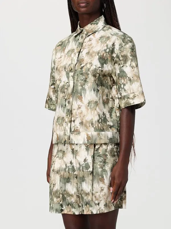 Max Mara Abstract Pattern Cotton Shirt