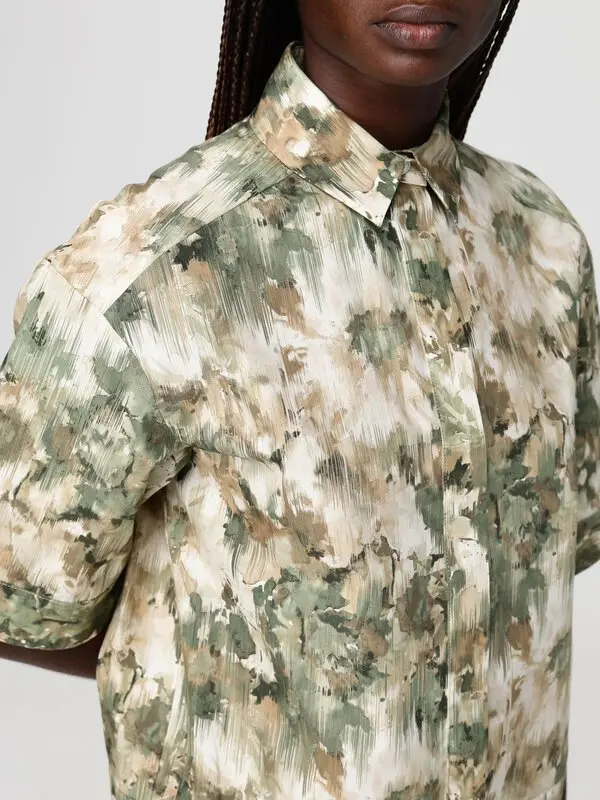 Max Mara Abstract Pattern Cotton Shirt
