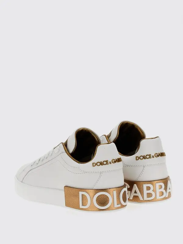 Dolce & Gabbana Leather Low Top Trainers